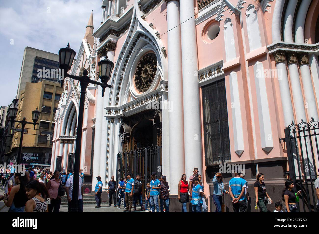March 29, 2024. Caracas, Venezuela. Colonial architecture in the city ...