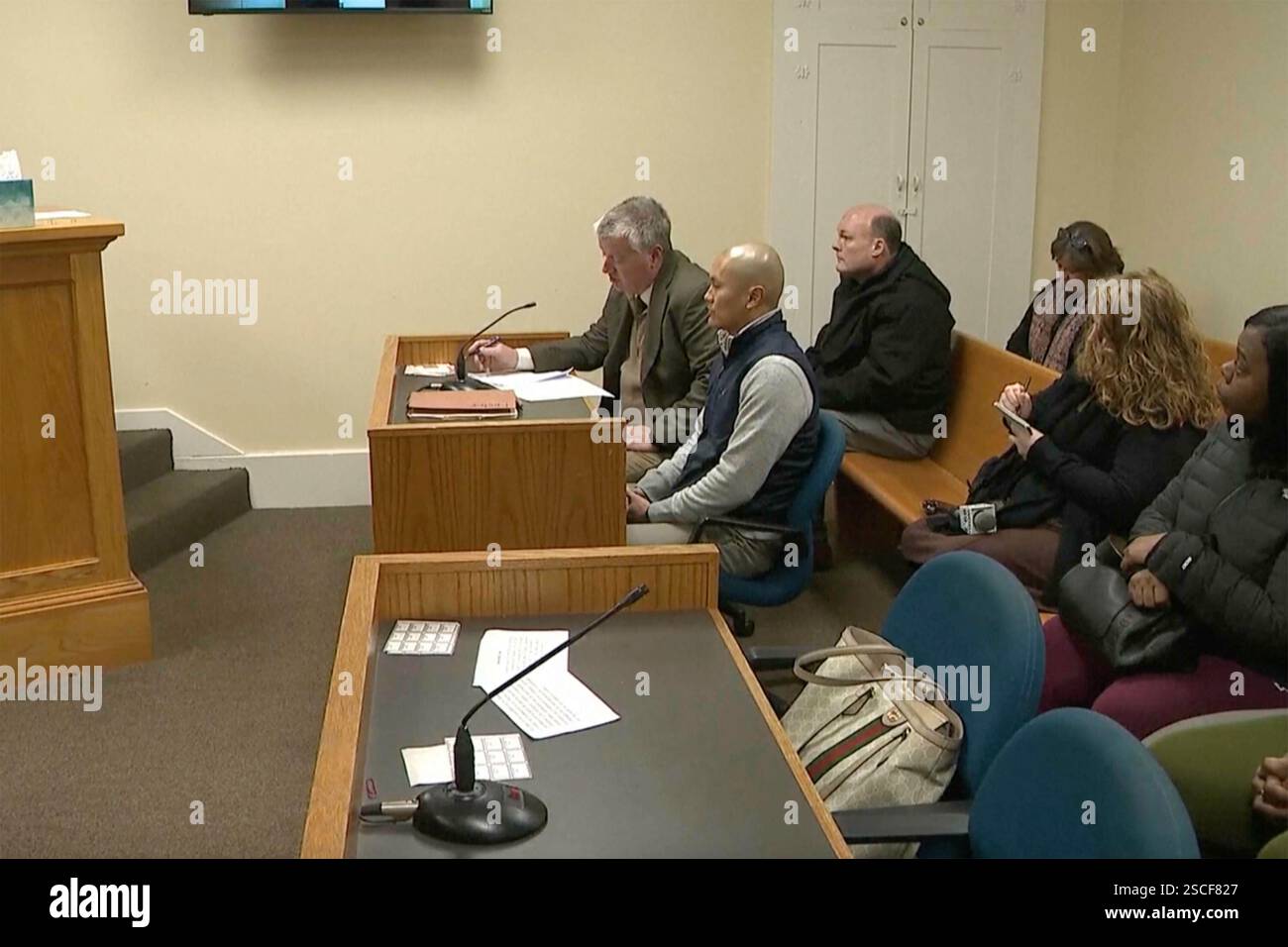 In this screengrab made from video provided by WSYX/WTTE, Bruce ...