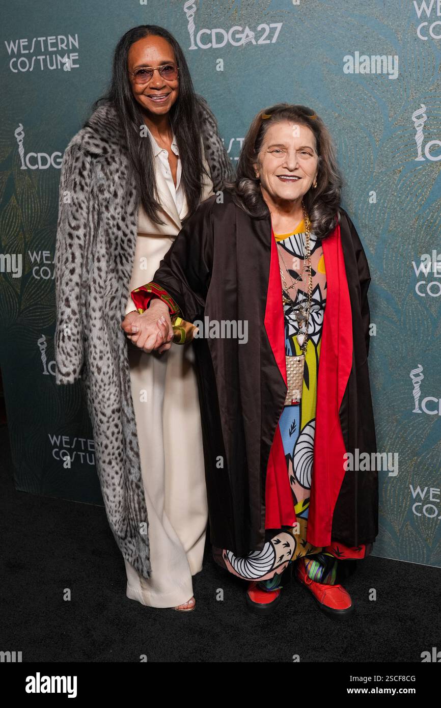 Michelle Cole, left, and Julie Weiss arrive at the 27th Costume ...