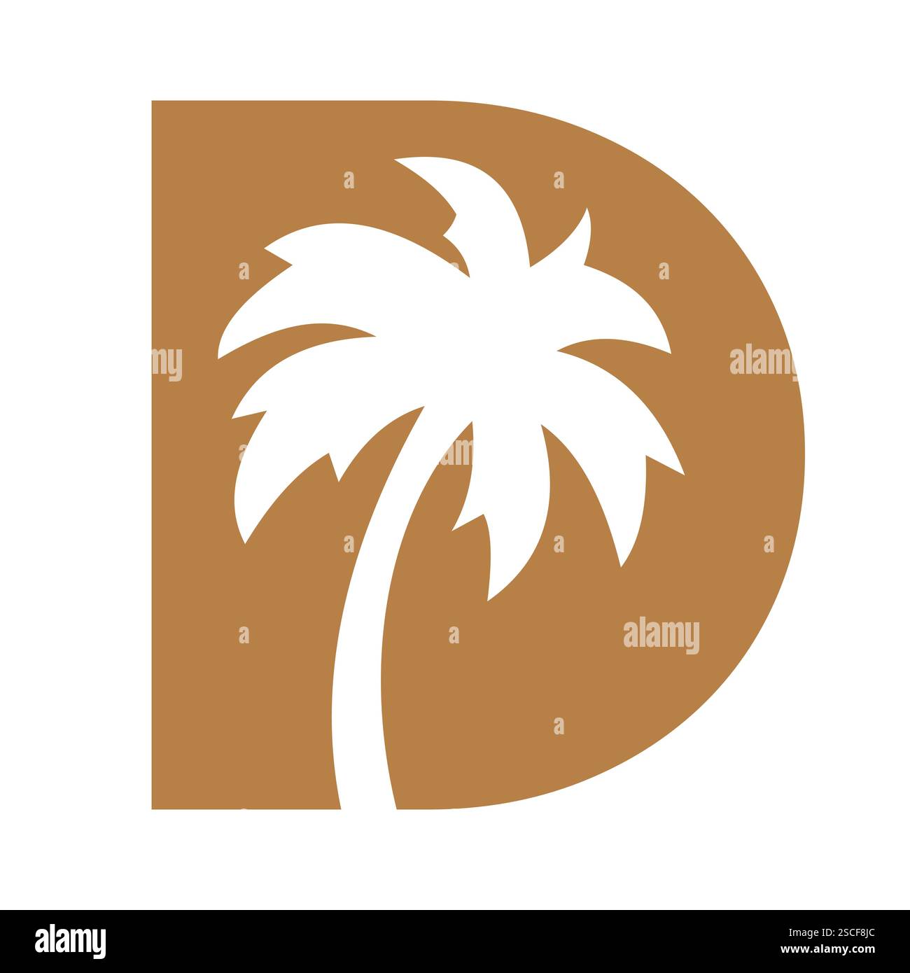 Coconut trees sunset on Stock Vector Images - Alamy