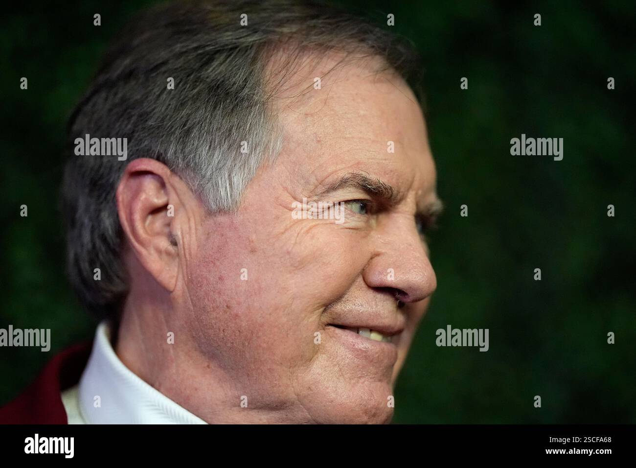 Former NFL head coach Bill Belichick walks the red carpet at the NFL Honors award show ahead of ...