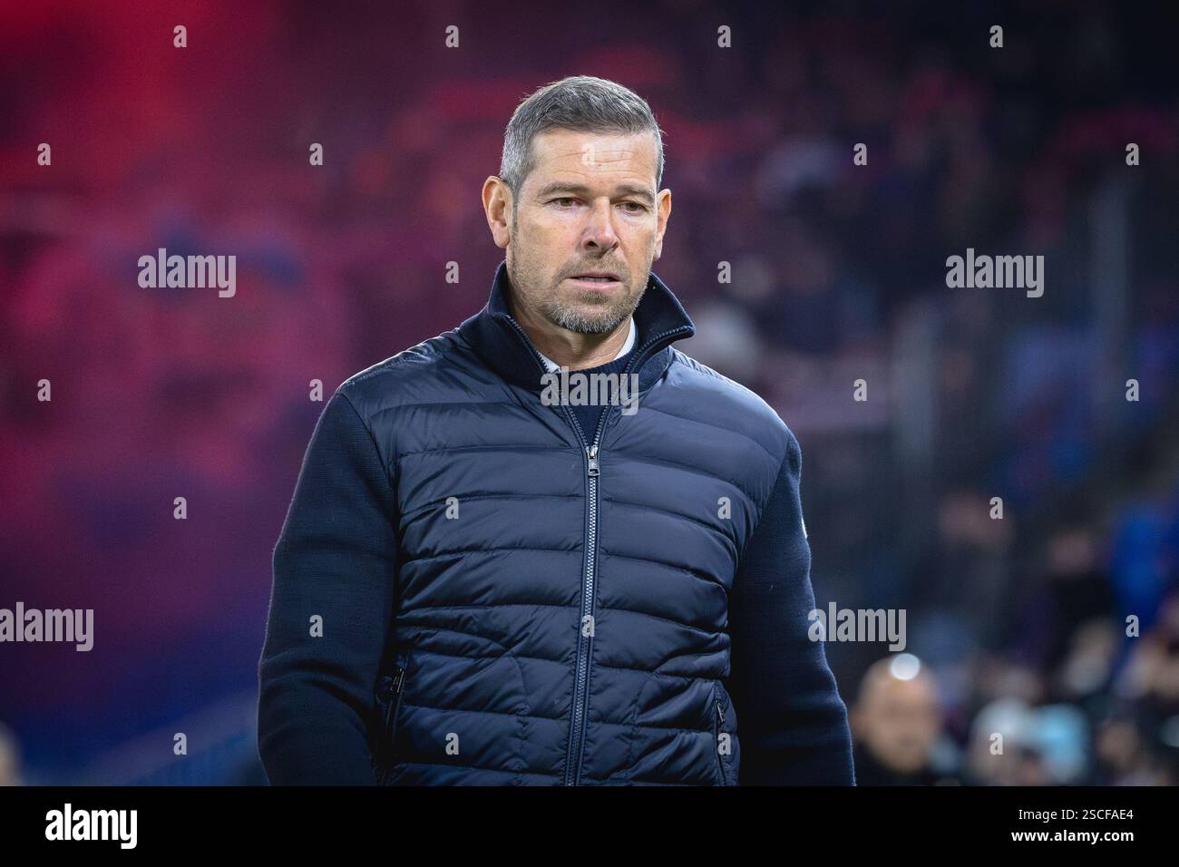 Basel, Switzerland, February 6st 2025: Coach Mario Frick (TR Luzern ...