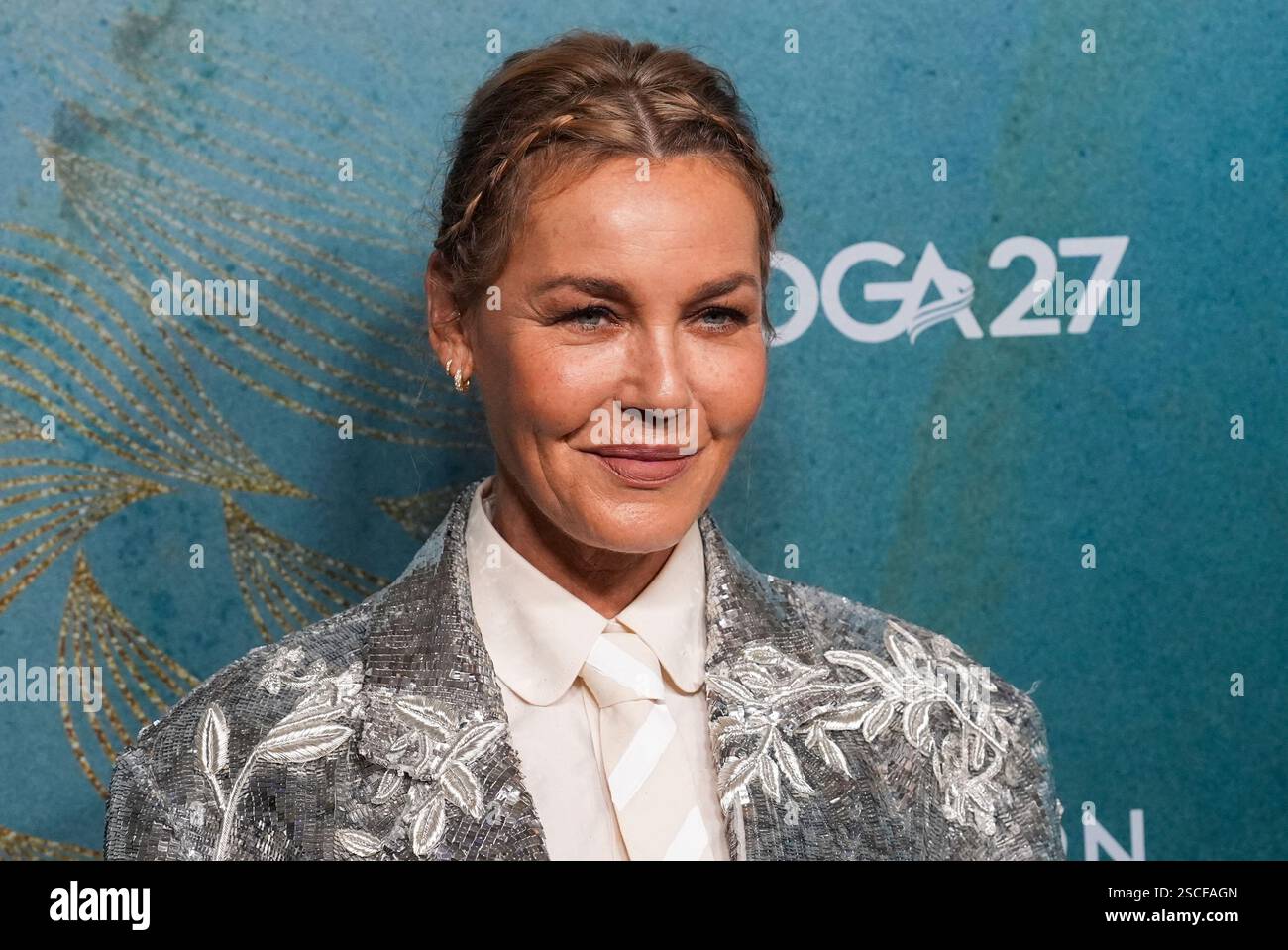 Connie Nielsen arrives at the 27th Costume Designers Guild Awards on ...