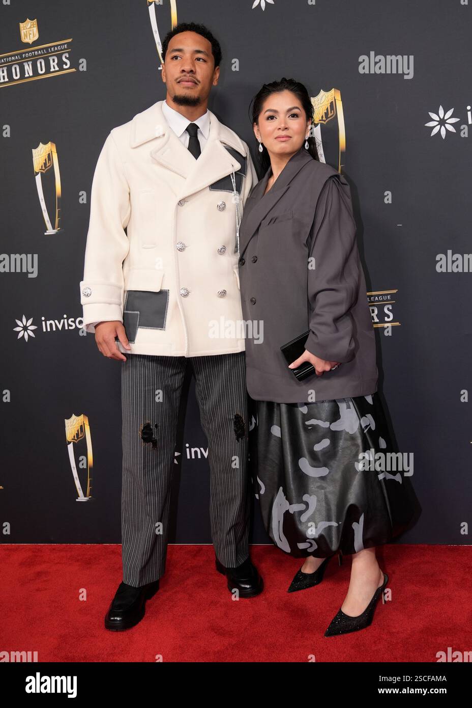 Cam Bynum, of the Minnesota Vikings, and wife Lalaine Bynum, pose on ...