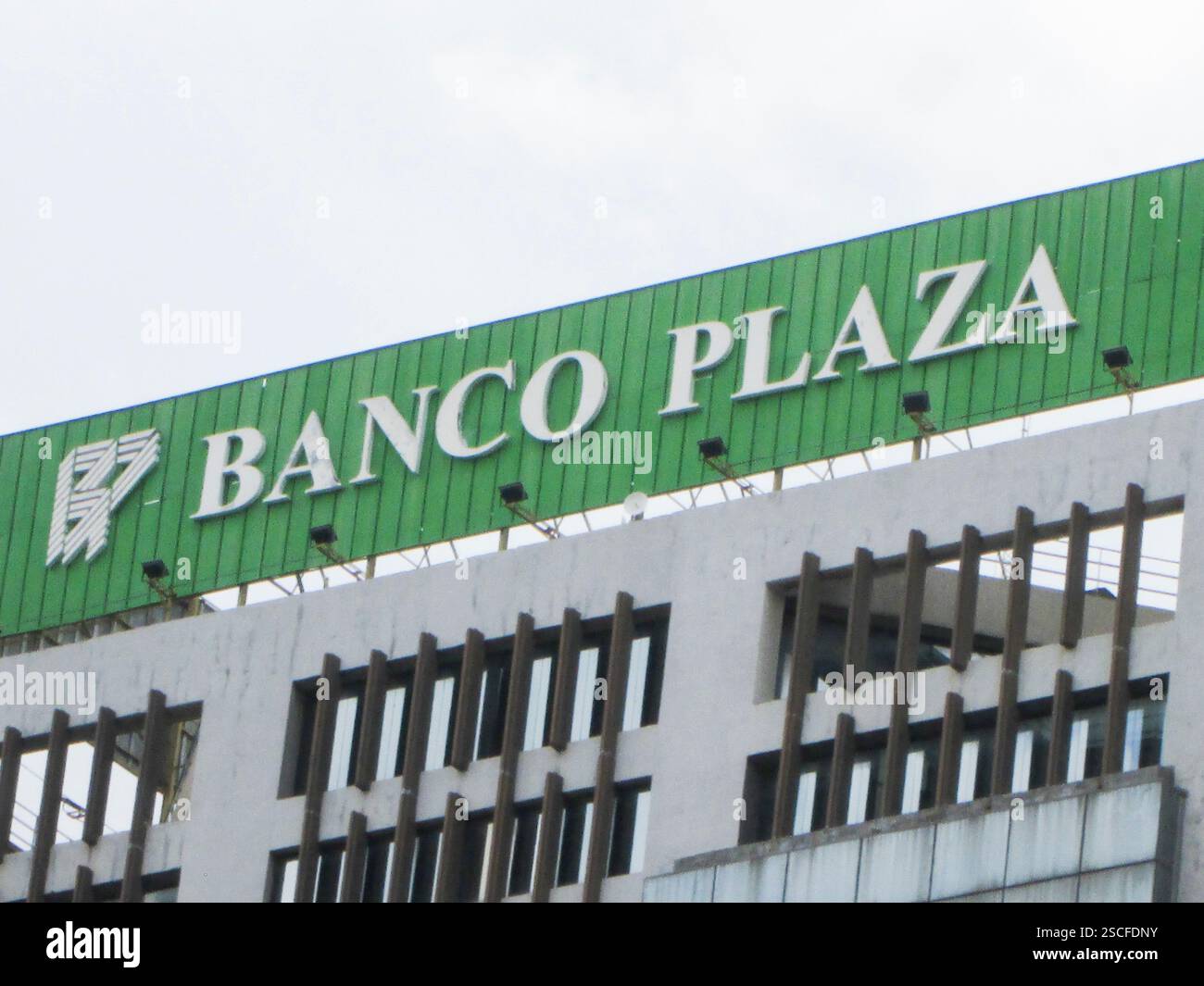 Iconic Venezuelan bank ,Banco Plaza.Editorial, editorial illustrative ...