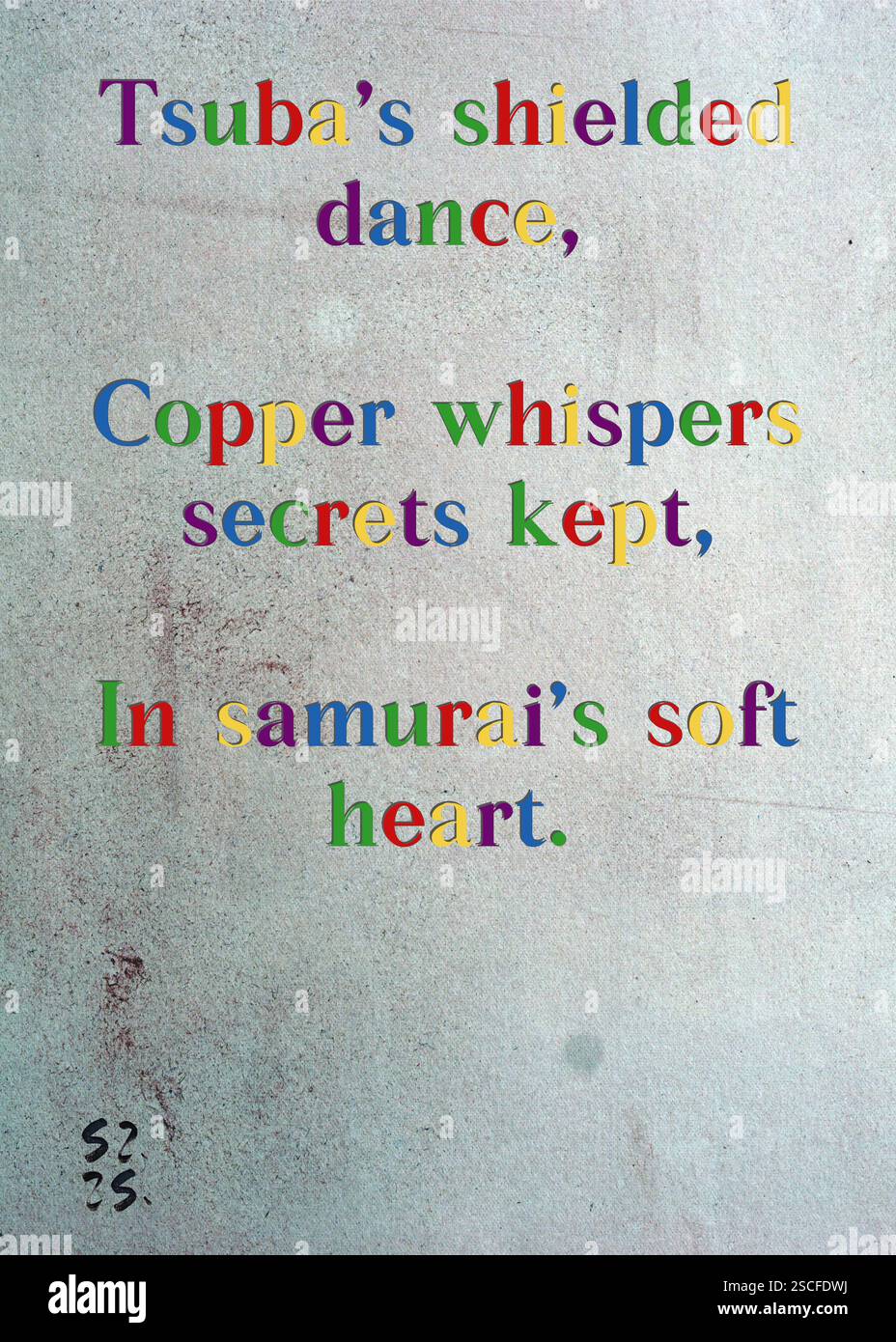 Tsuba's shielded dance, Copper whispers secrets kept, In samurai's soft ...