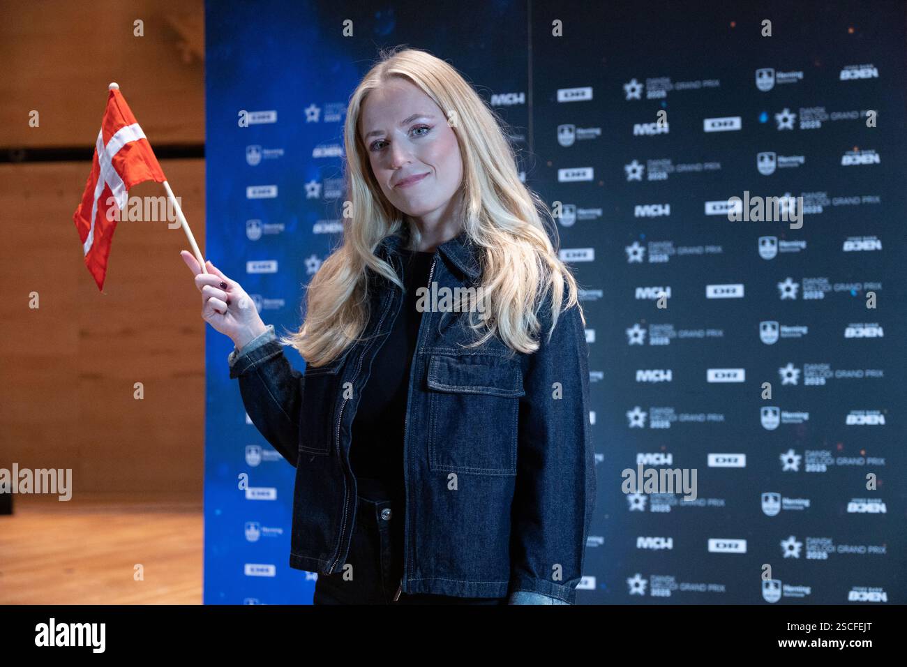 Copenhagen, Denmark. 06th Feb, 2025. Maria Mathea with the song “Air ...