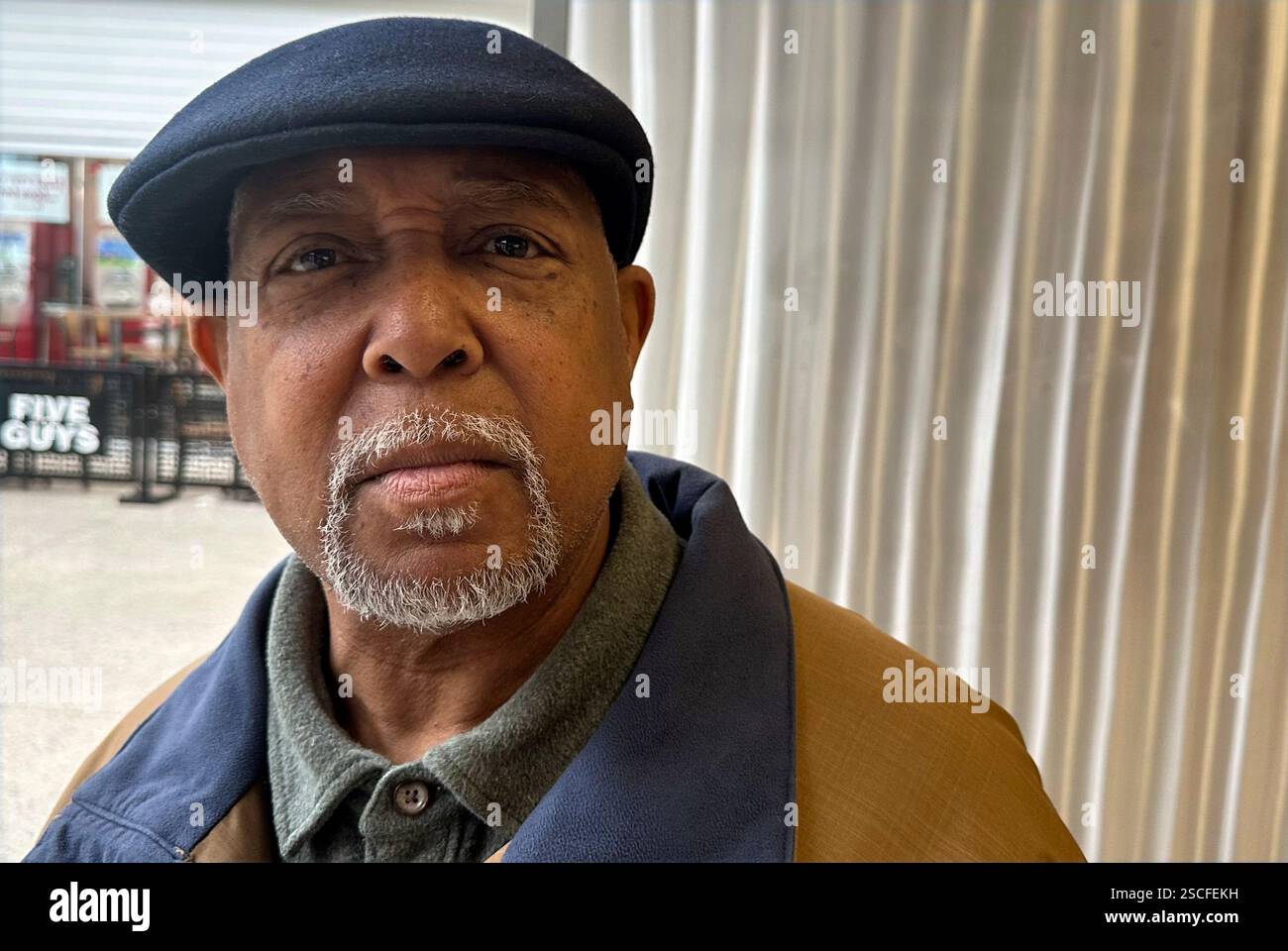 Ricky Thompson, 71, is a retired Army officer who opposes Elon Musk's ...