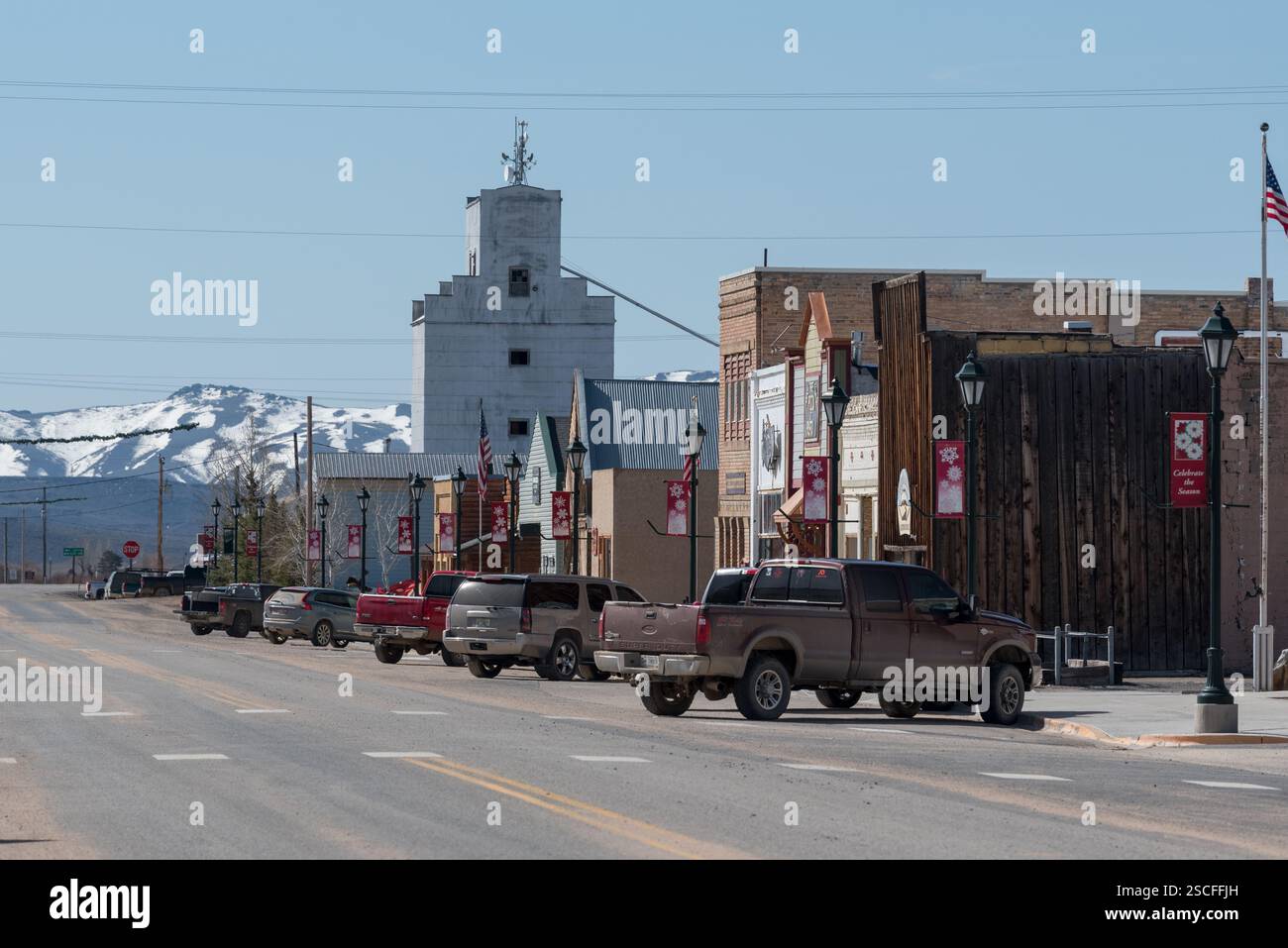 Downtown Fairfield, Idaho Stock Photo - Alamy