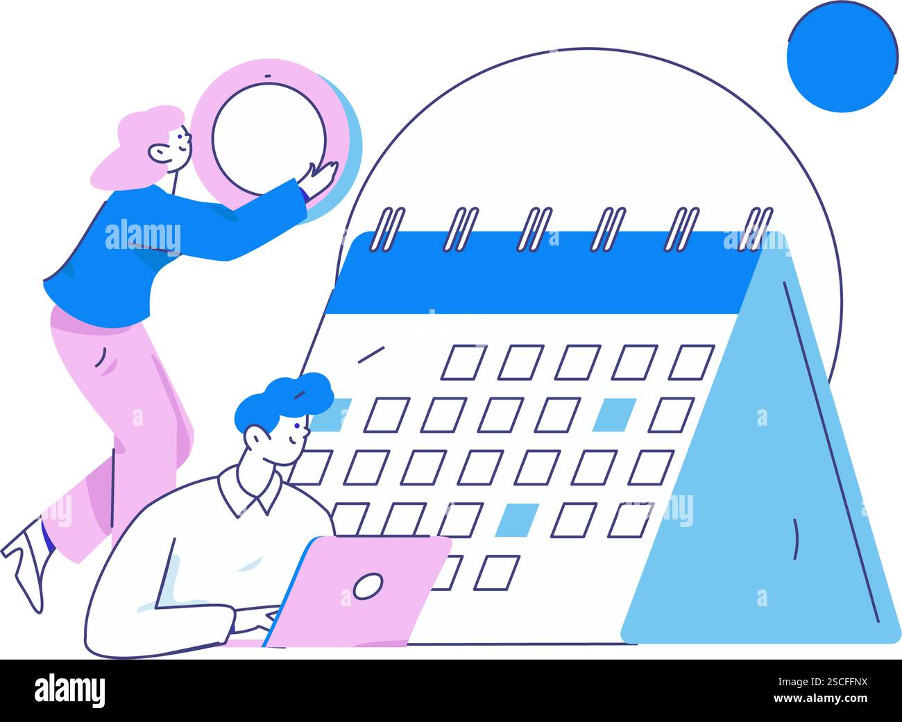 Check-in character flat vector concept operation hand-drawn ...