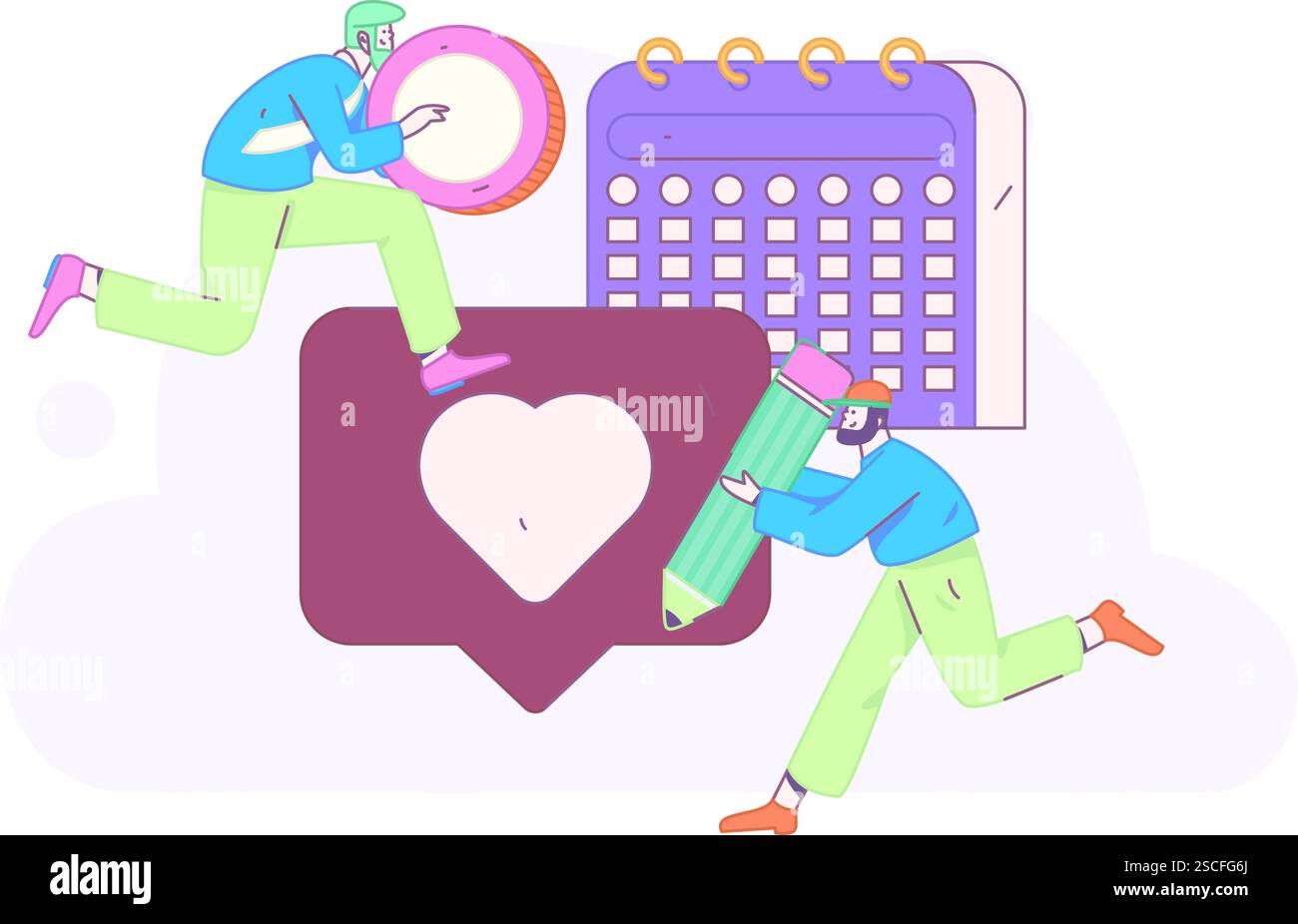 Check-in character flat vector concept operation hand-drawn ...