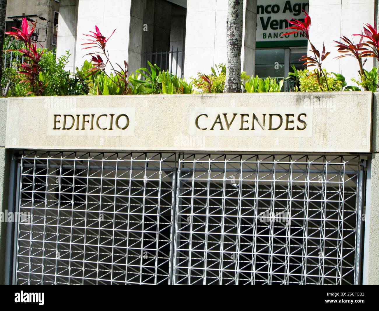Cavendes Building, Edificio Cavendes. Editorial, editorial illustrative. Venezuela, Caracas ...