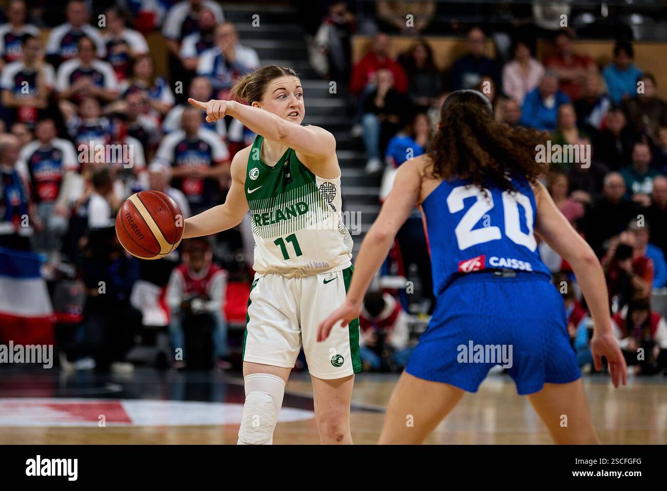 Edel Thornton (11) of Ireland during the FIBA Women's EuroBasket 2025 ...