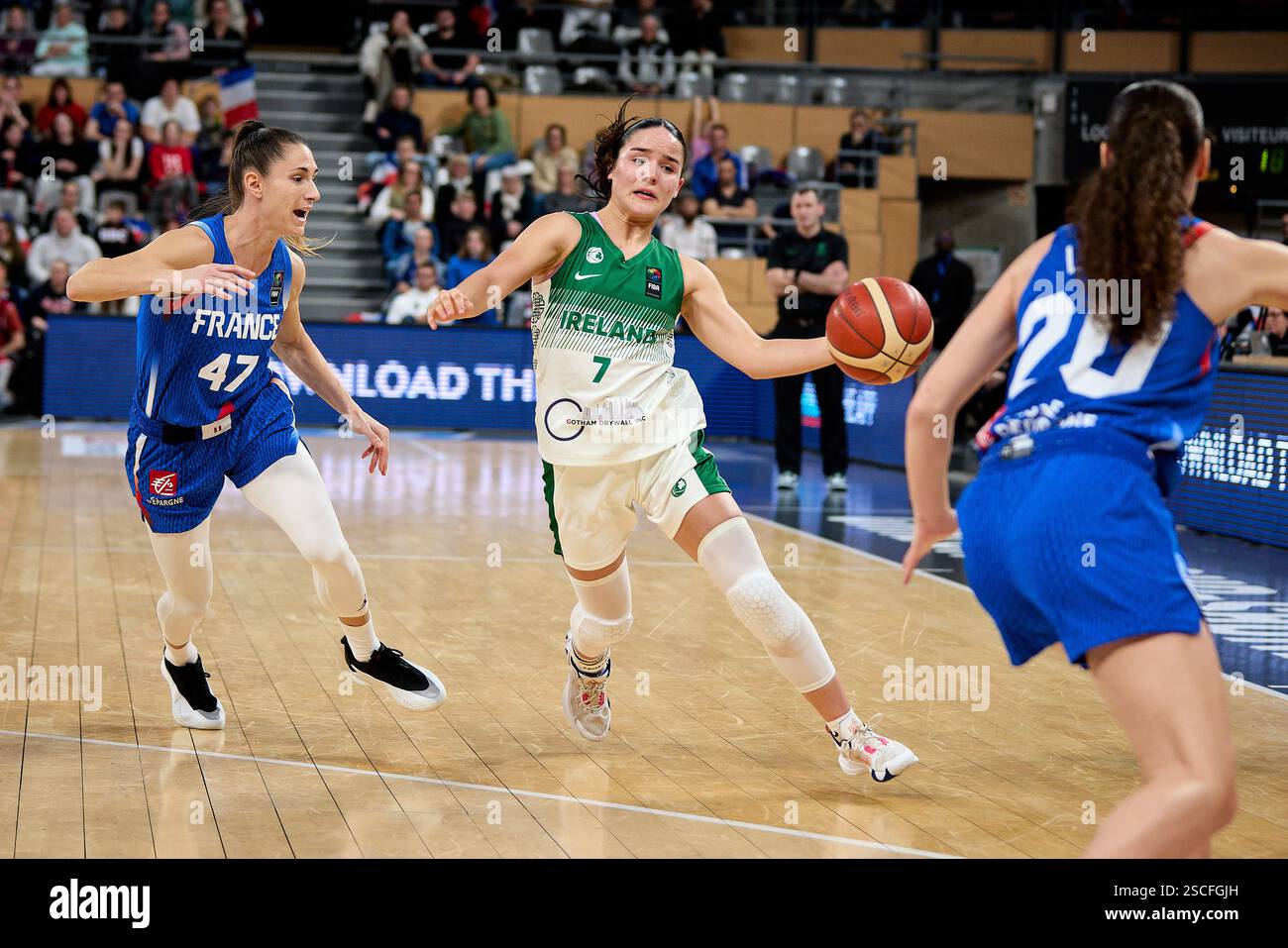 Hazel FINN (7) of Ireland during the FIBA Women's EuroBasket 2025 ...