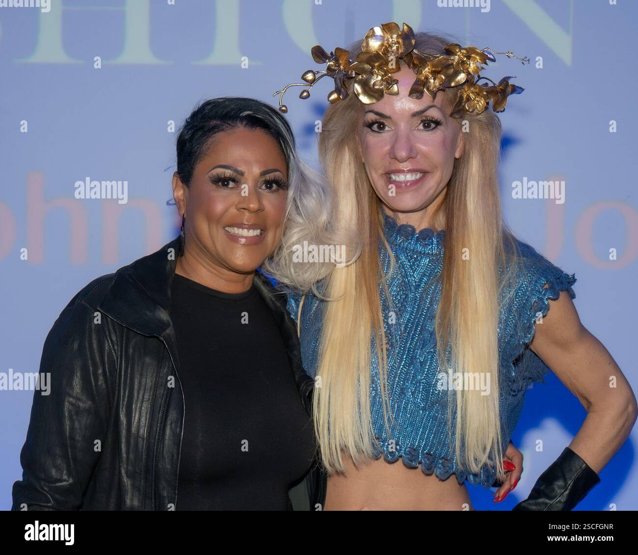 Crystal Waters and Luciana Pampalone attends front row at The Blue ...