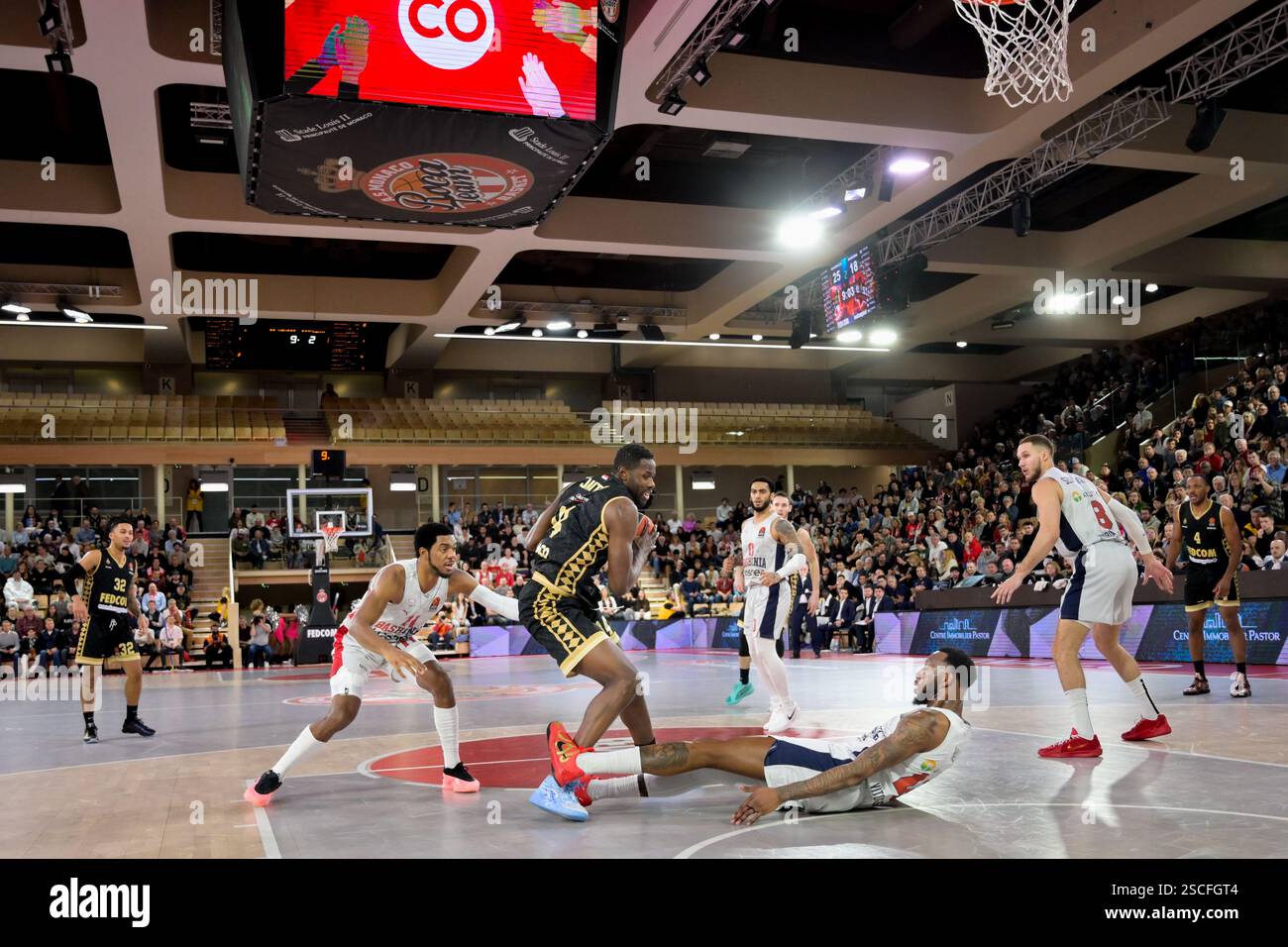 Monaco, Monaco. 05th Feb, 2025. #14 Mam Jaiteh of Monaco with Baskonia ...