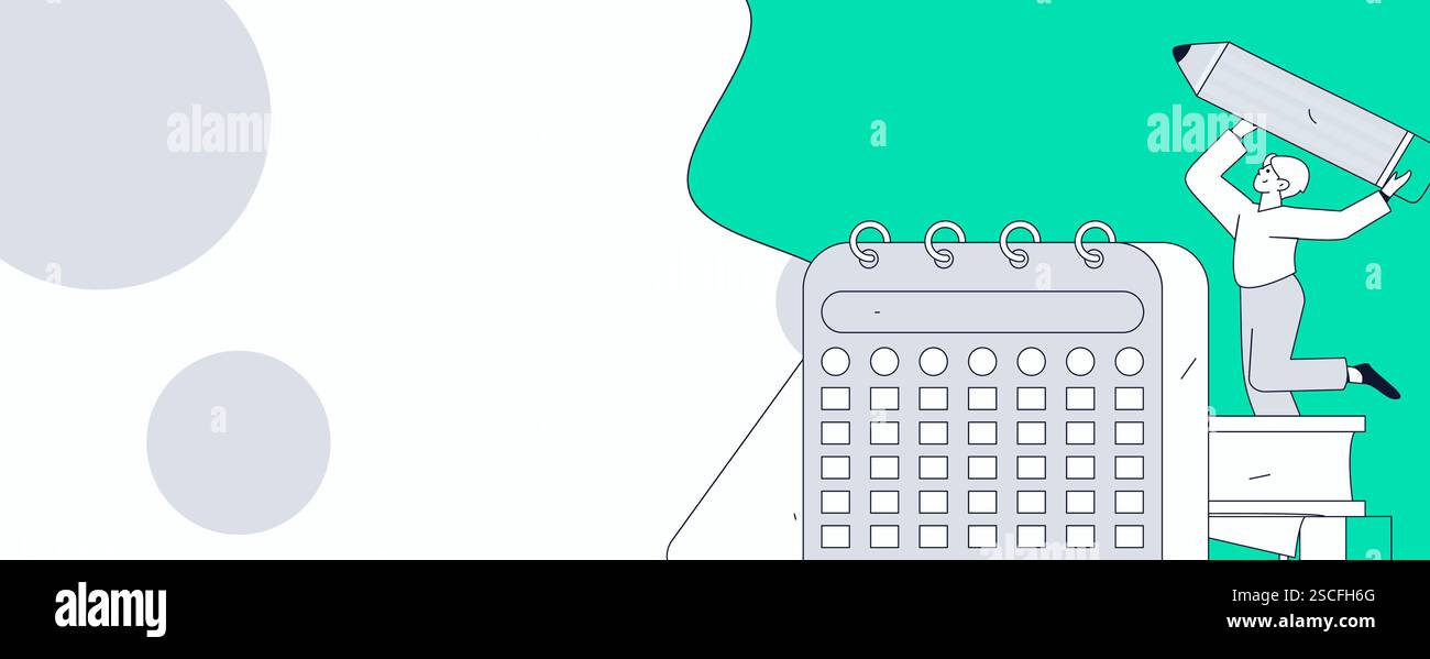 Check-in character flat vector concept operation hand-drawn ...