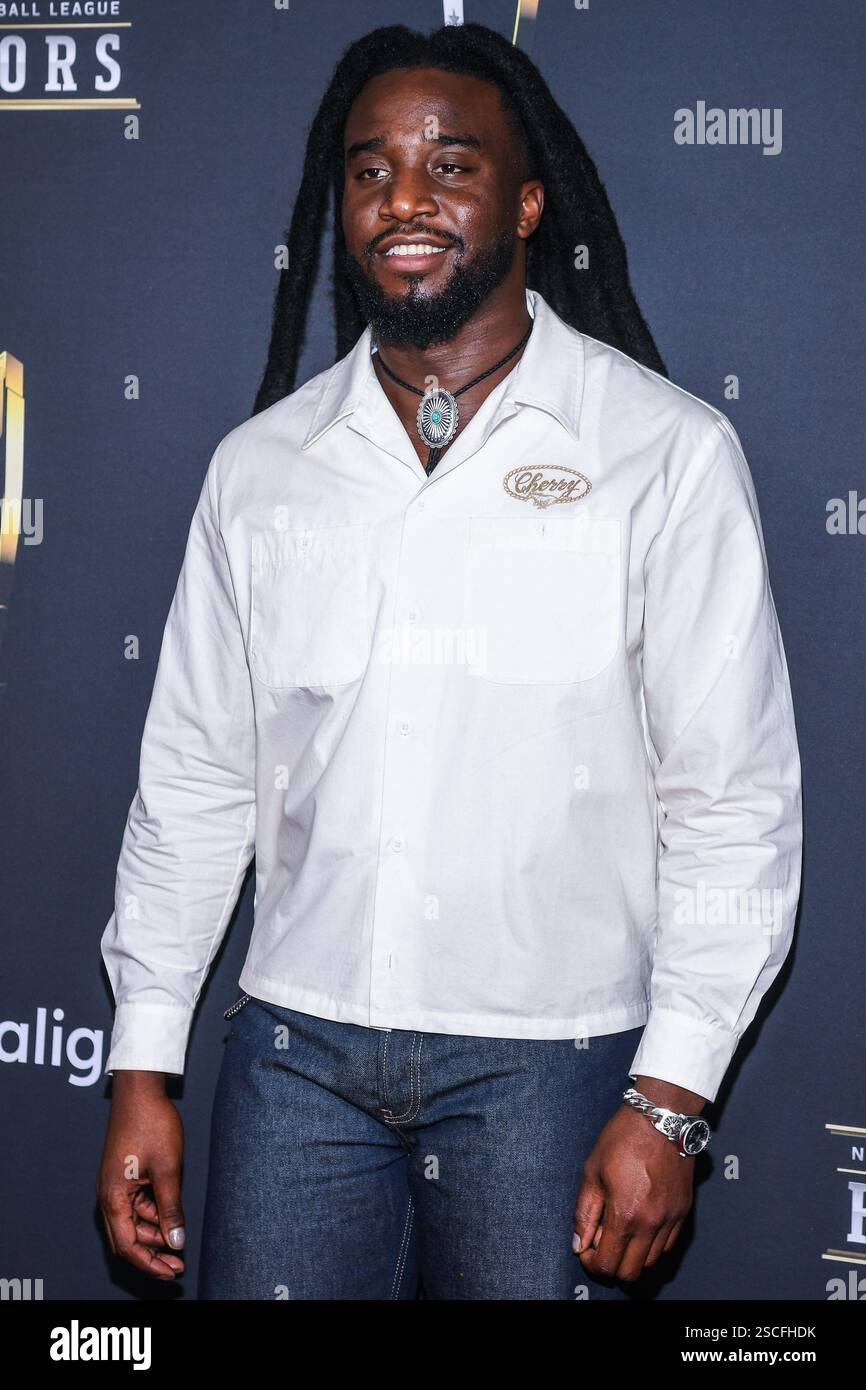 New Orleans, USA. 06th Feb, 2025. Shaboozey walking on the red carpet ...