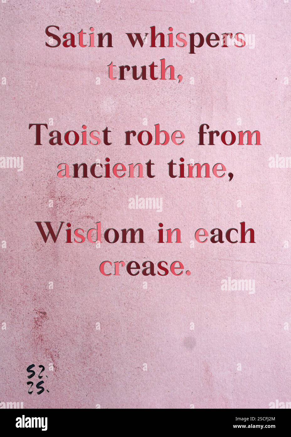 Satin whispers truth, Taoist robe from ancient time, Wisdom in each ...