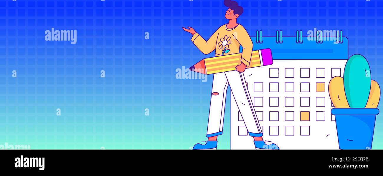 Check-in character flat vector concept operation hand-drawn ...