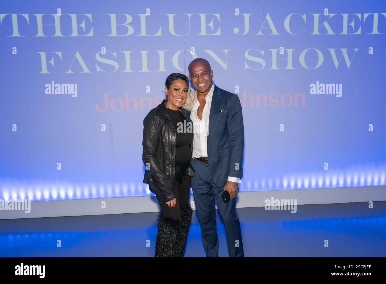 Crystal Waters and Frederick Anderson attends front row at The Blue ...