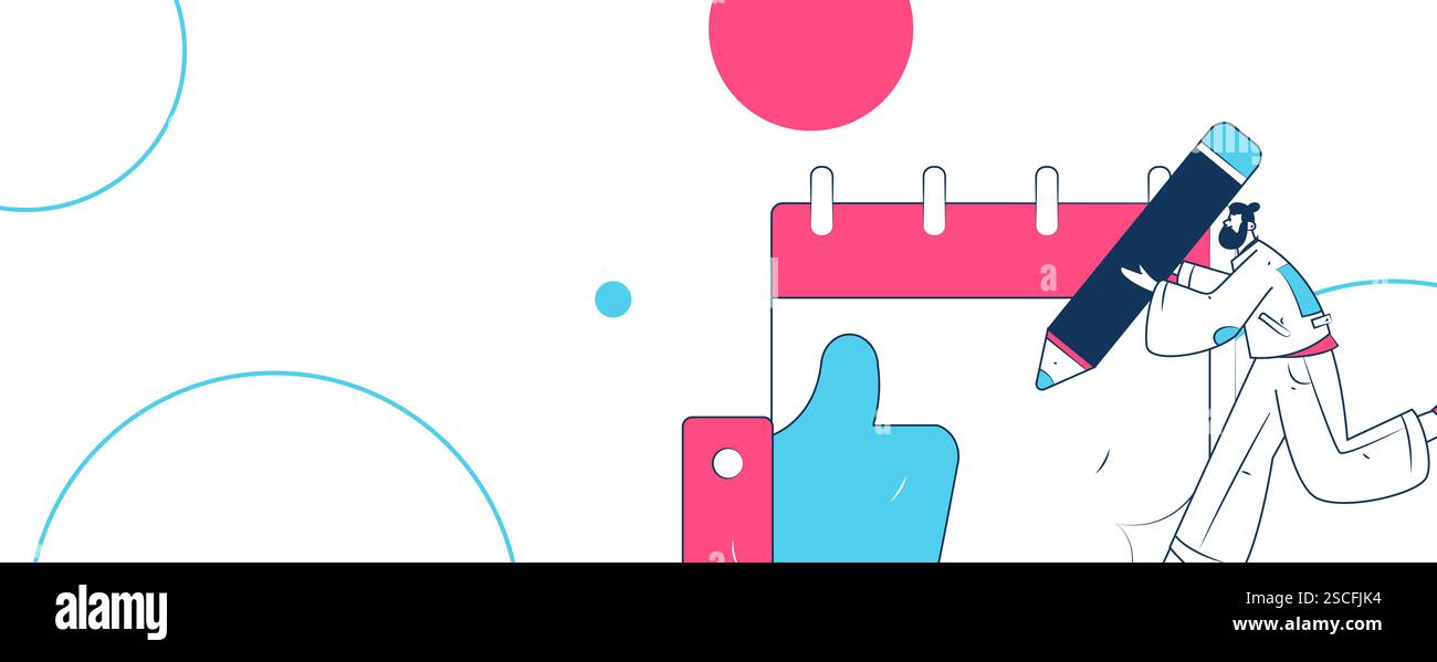 Check-in character flat vector concept operation hand-drawn ...