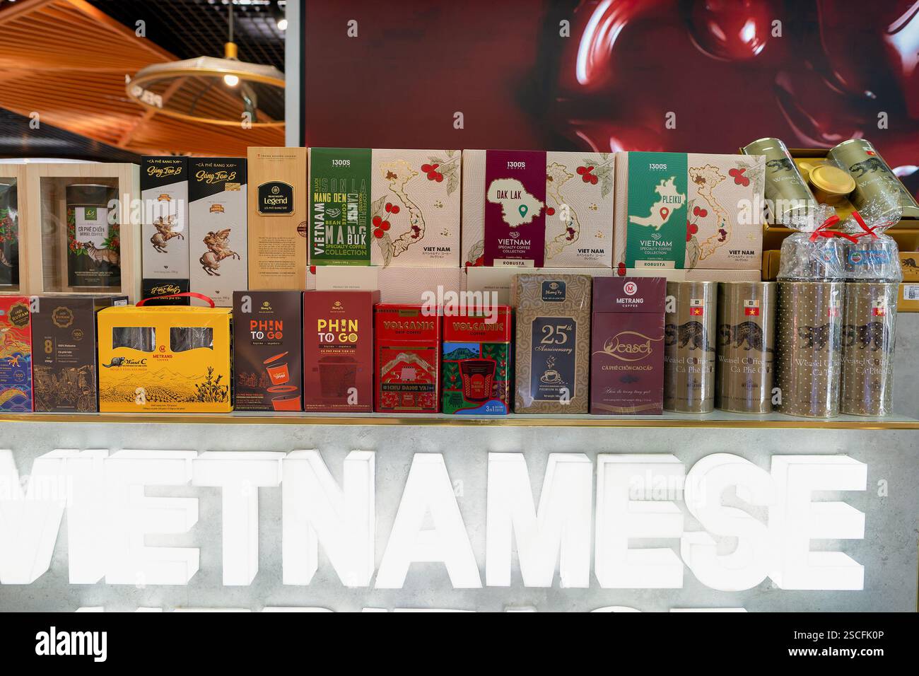 Ho Chi Minh, Vietnam - August 24, 2024: Vietnamese Heritage Coffee sign ...