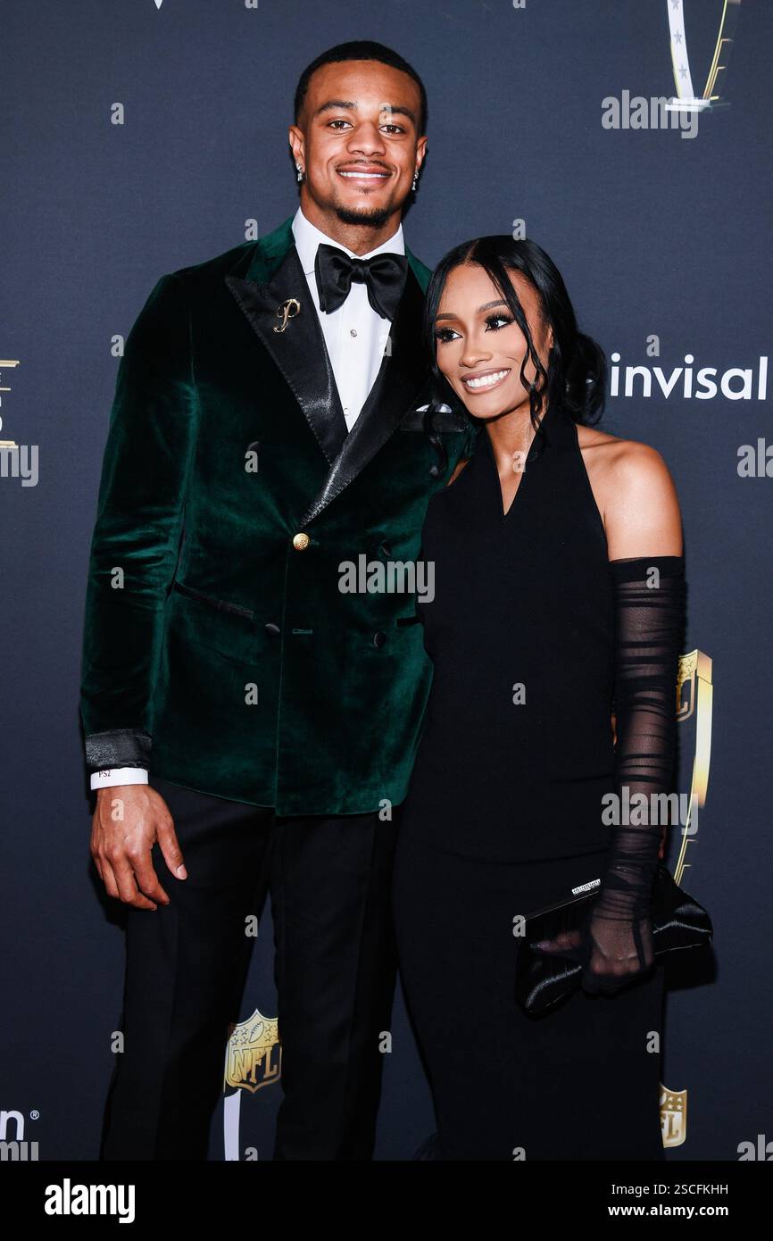 New Orleans, USA. 06th Feb, 2025. Patrick Surtain and Michelle Surtain ...