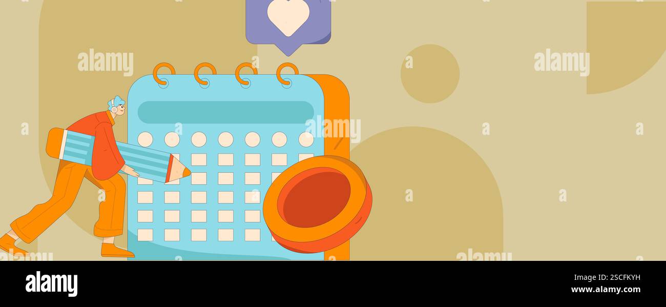 Check-in character flat vector concept operation hand-drawn ...