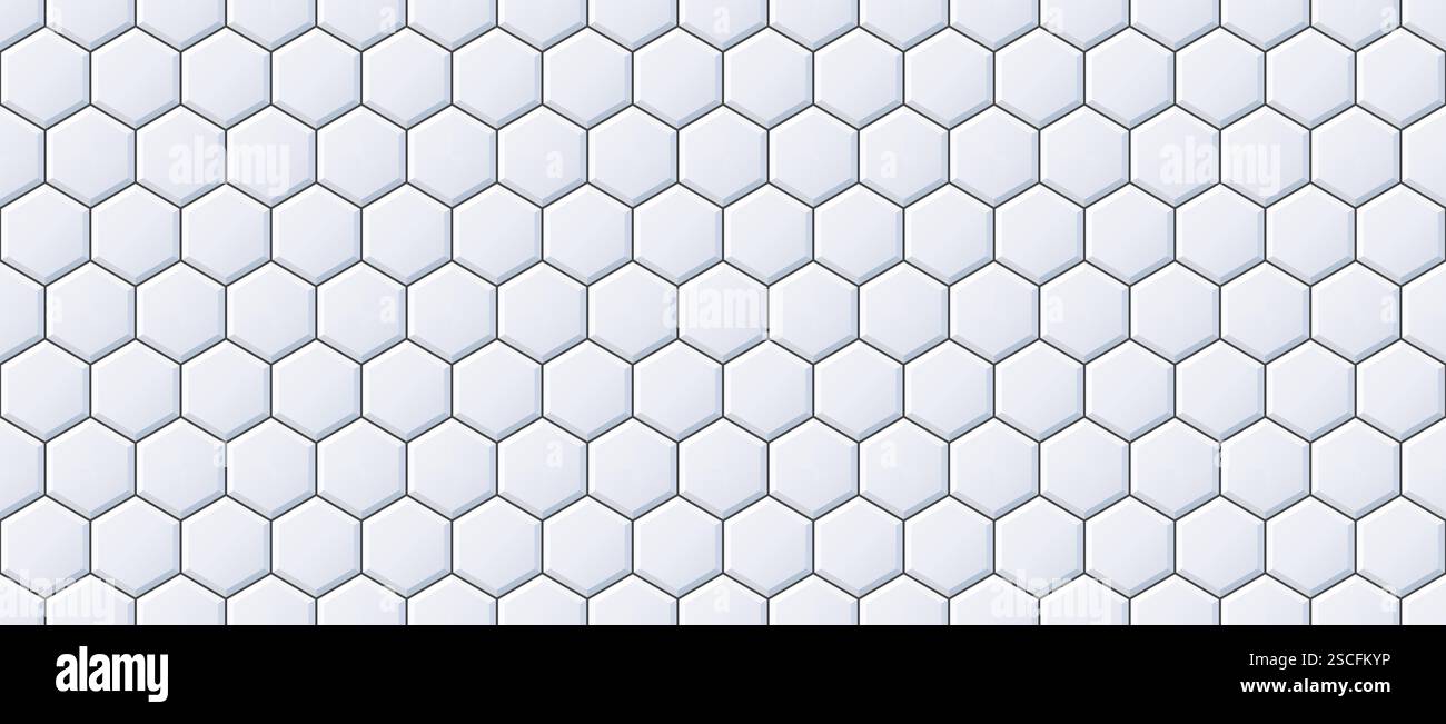 Seamless hexagon tile pattern. Honeycomb ceramic tiled texture for ...