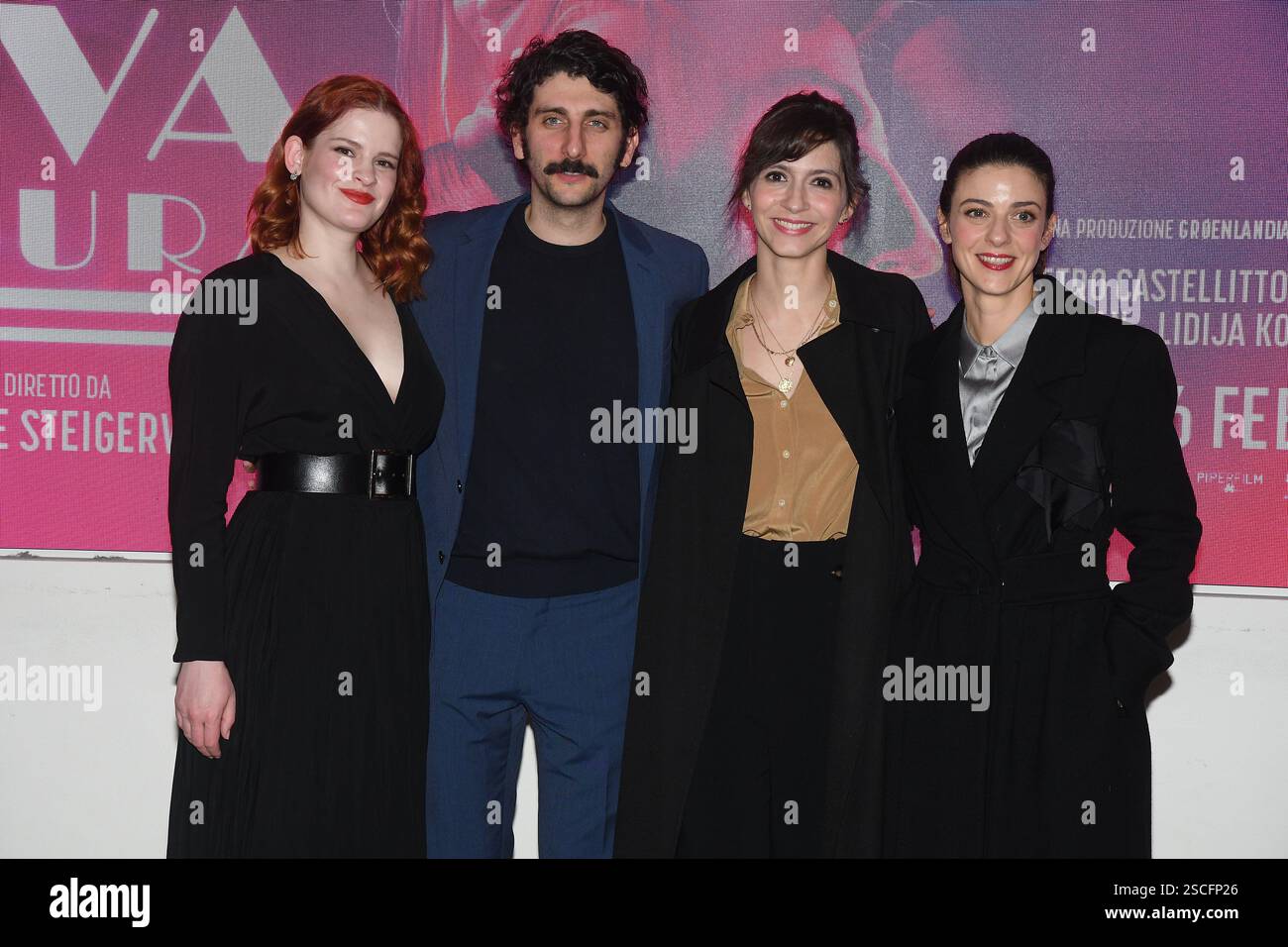 Rome, Italy. 06th Feb, 2025. Rome, Cinema Barberini Premiere of the ...