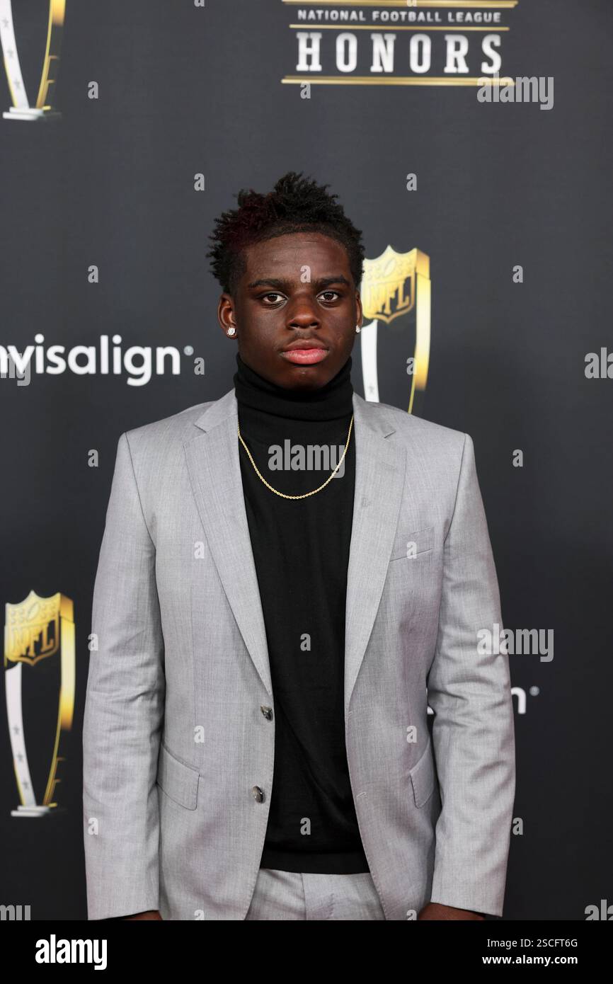 Daniel Berry, flag football player of the year, on the red carpet ...