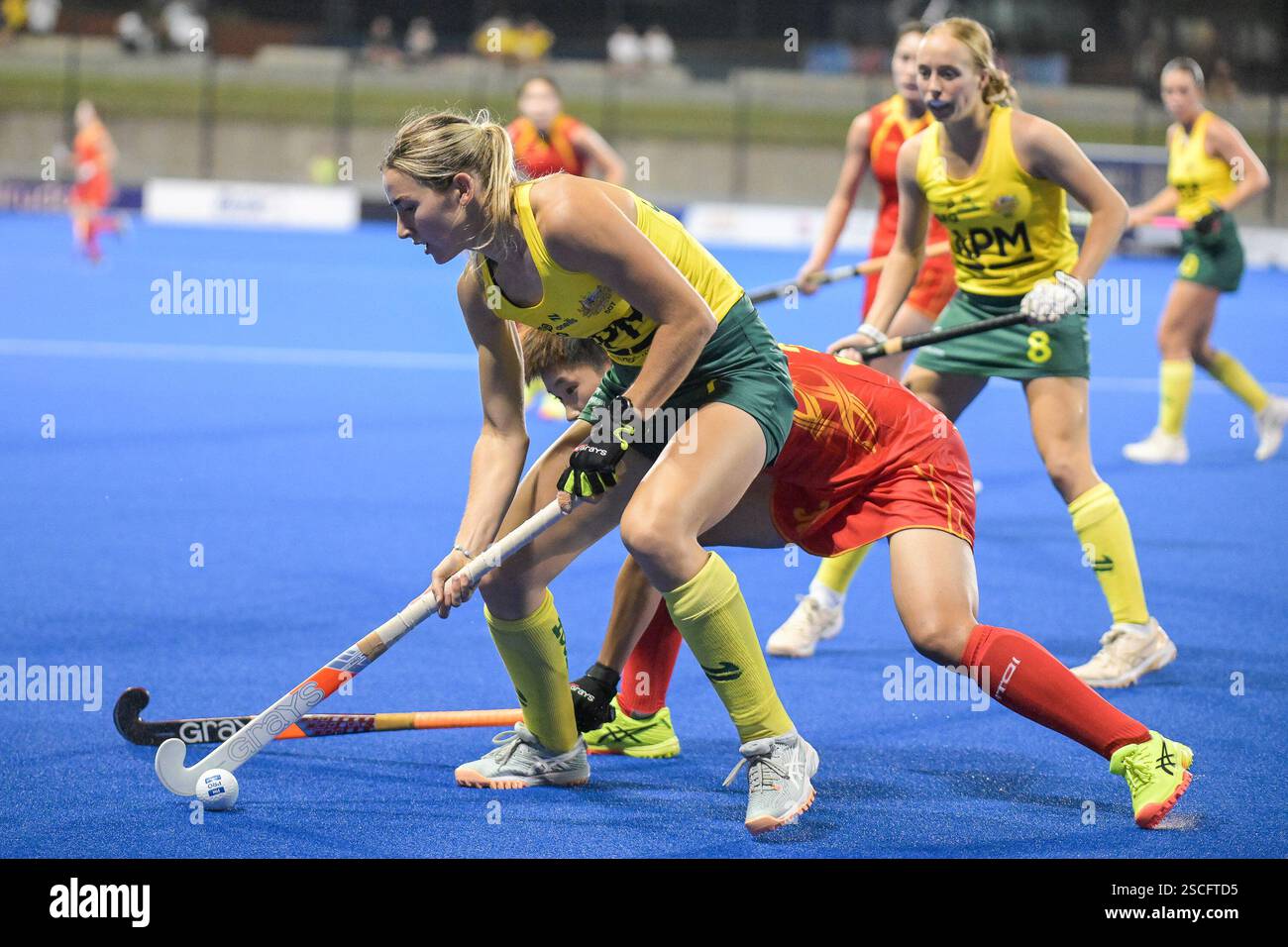 Sydney, Australia. 06th Feb, 2025. Claire Colwill (L) of Australia ...