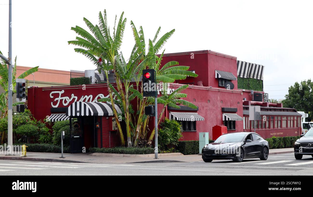 The Formosa Cafe, famous restaurant and bar inside a historic red ...