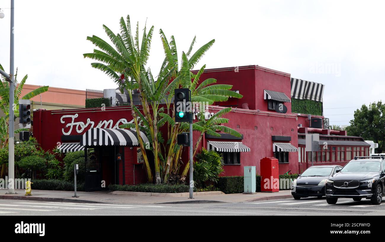The Formosa Cafe, famous restaurant and bar inside a historic red ...