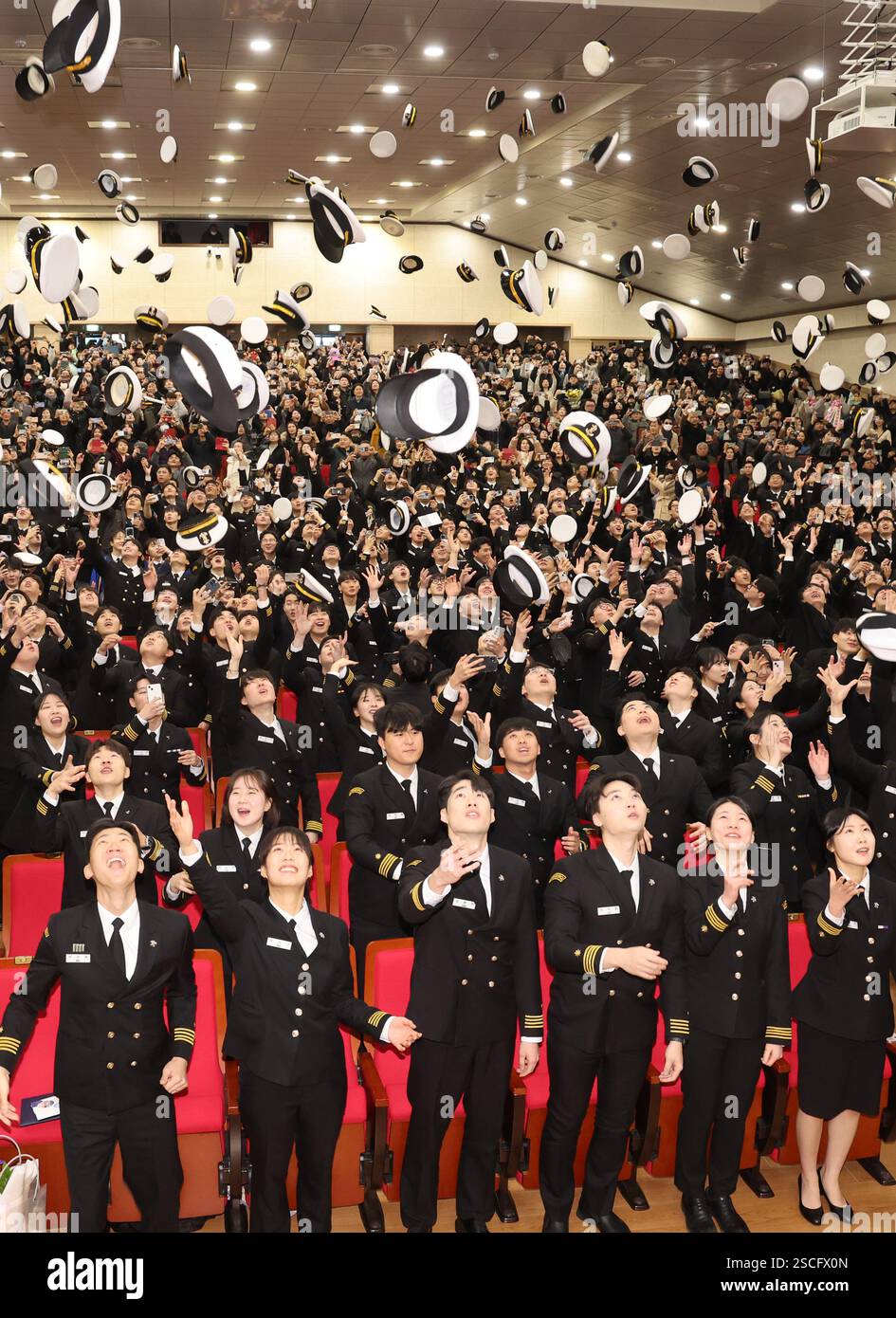 07th Feb, 2025. Commencement ceremony Graduates of Korea Maritime and ...
