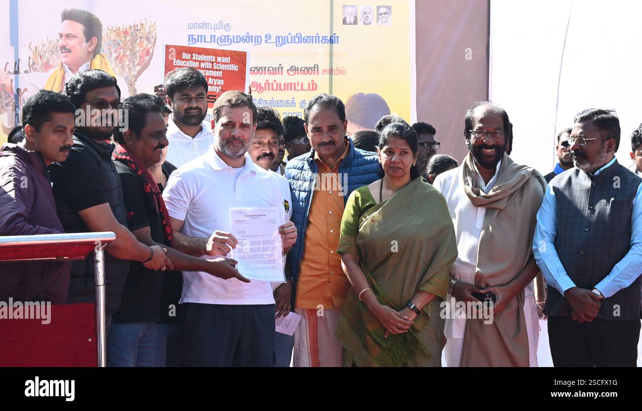 New Delhi, India. 06th Feb, 2025. NEW DELHI, INDIA - FEBRUARY 6: DMK ...