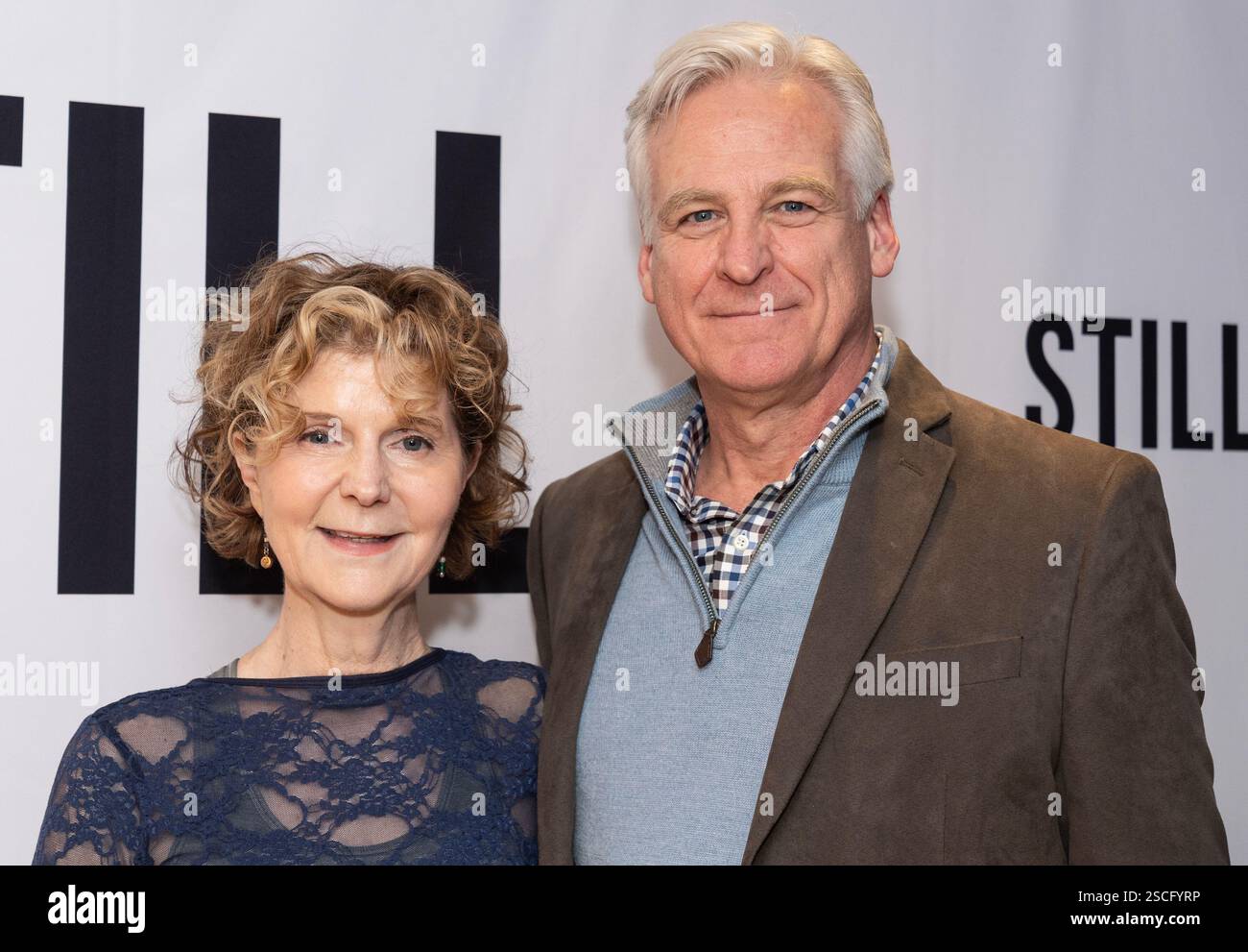 New York, NY, February 6, 2025: Kate Goehring and Tom Galantich attend ...