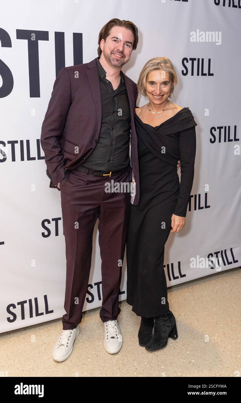 New York, NY, February 6, 2025: Payton Sheffield and Jennifer Oxman ...