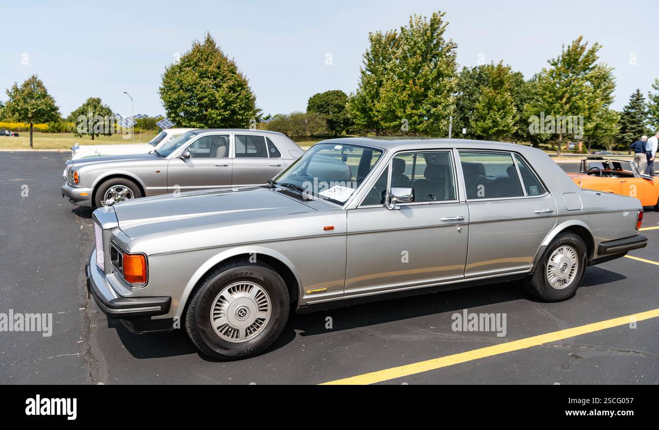 Chicago, Illinois, USA - September 08, 2024: Bentley Eight classic ...
