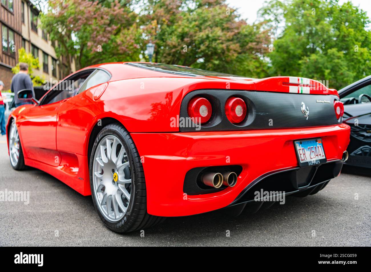 Chicago, Illinois - September 29, 2024: Ferrari F430 red color. Ferrari ...