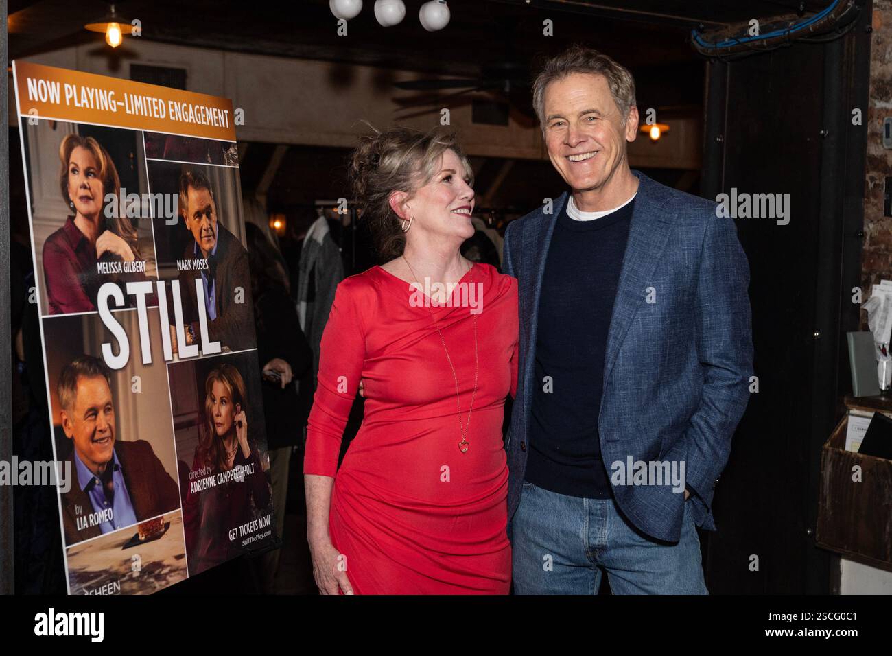 New York, NY, February 6, 2025: Melissa Gilbert and Mark Moses attend ...