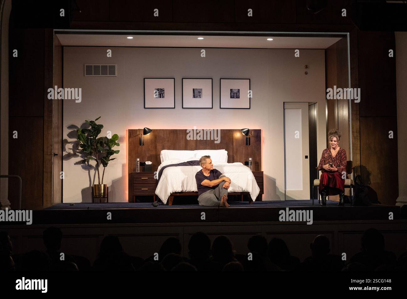 New York, USA. 07th Feb, 2025. Melissa Gilbert and Mark Moses on stage ...