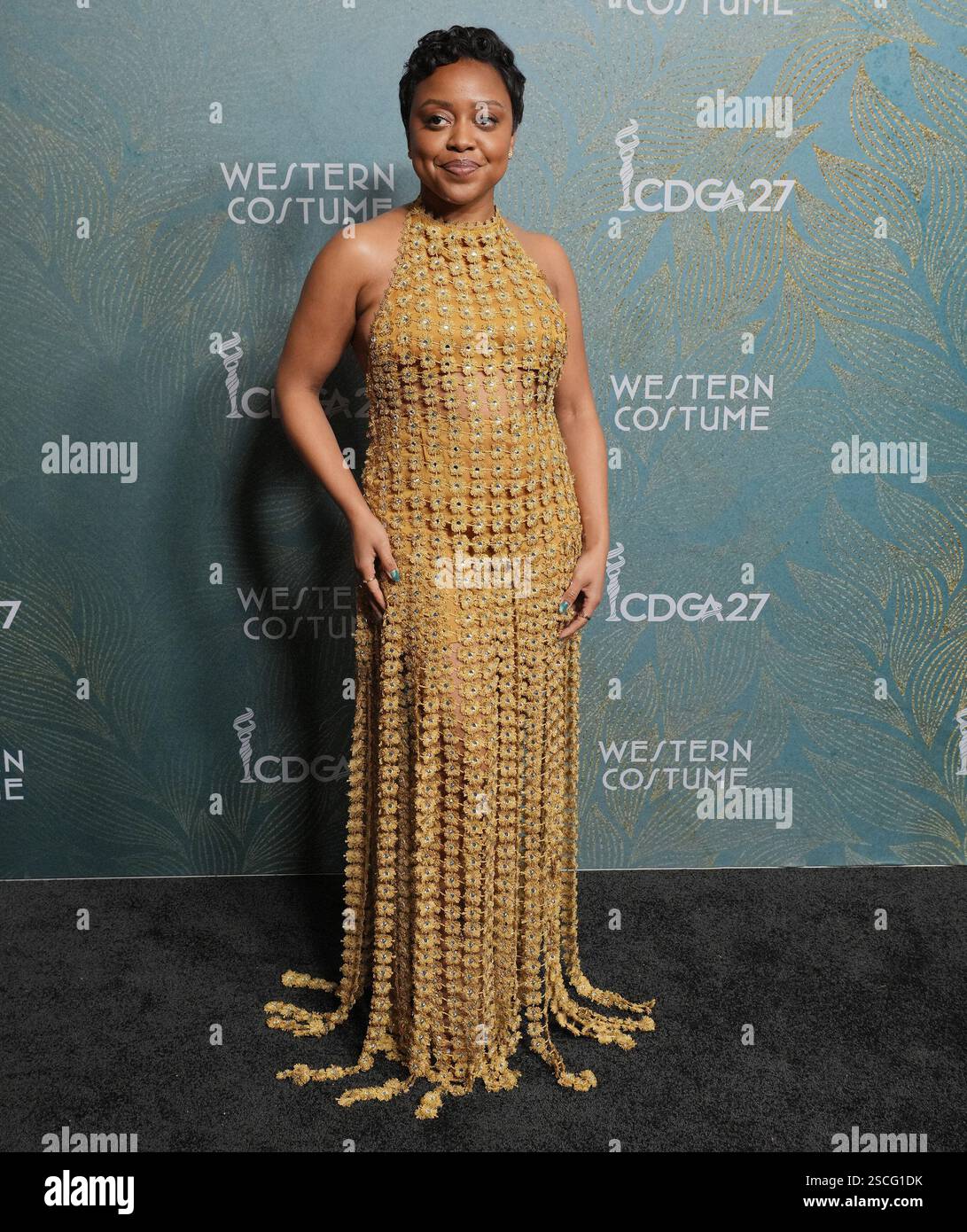 Los Angeles, USA. 06th Feb, 2025. Quinta Brunson arrives at the 27th ...