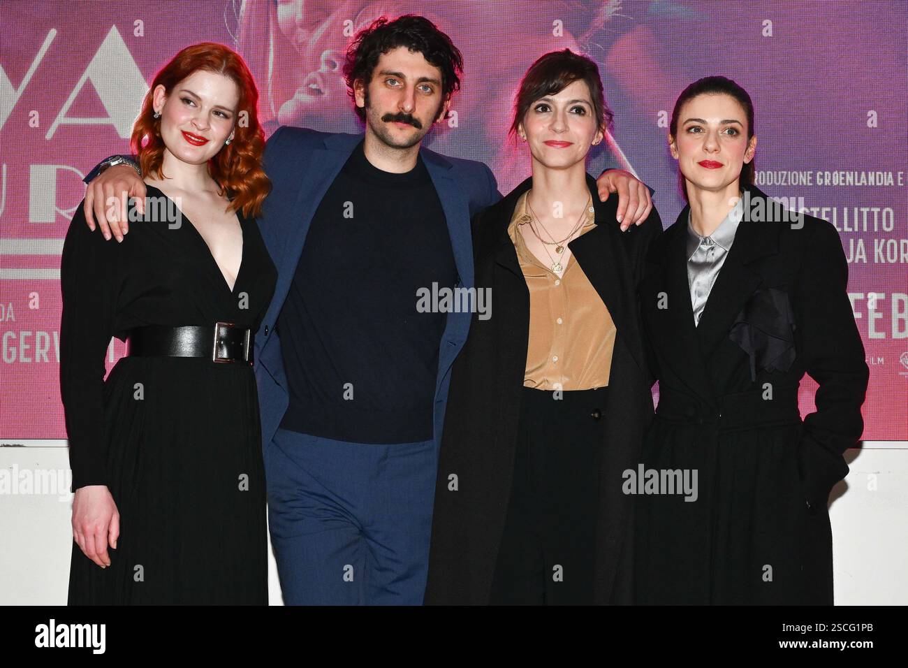 Tesa Litvan, Pietro Castellitto, Giulia Louise Steigerwalt and Barbara ...