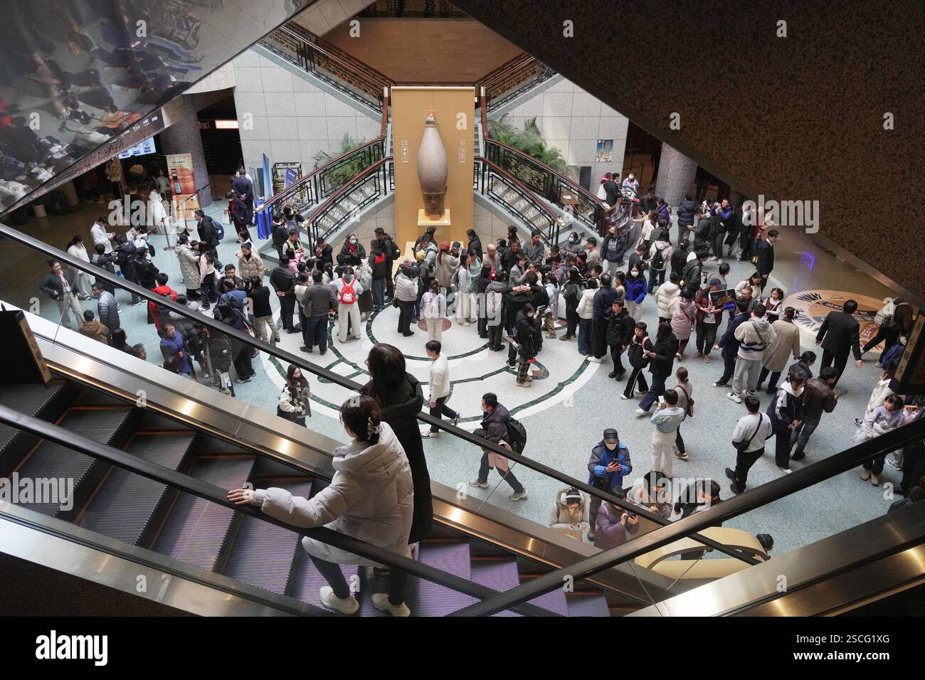 **CHINESE MAINLAND, HONG KONG, MACAU AND TAIWAN OUT** People visit the ...