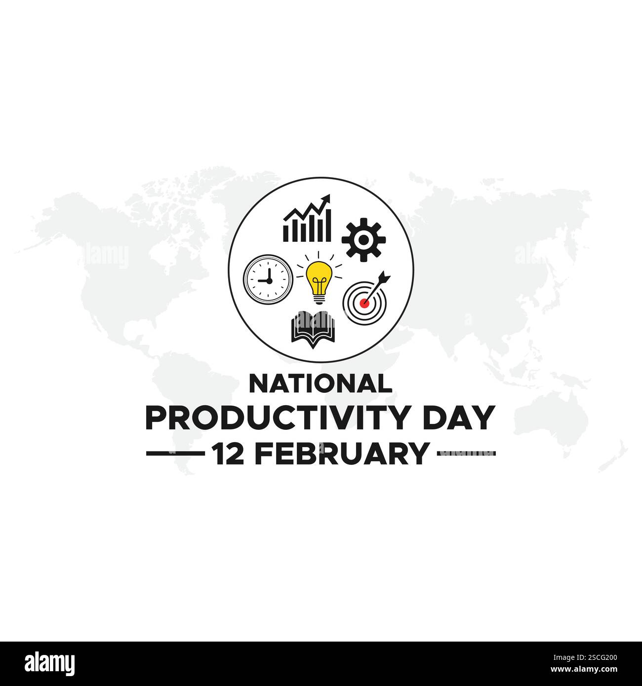 National Productivity Day background template. Perfect for banners ...
