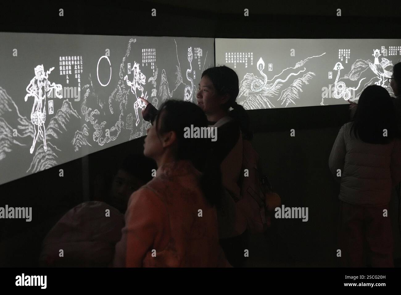 **CHINESE MAINLAND, HONG KONG, MACAU AND TAIWAN OUT** People visit the ...