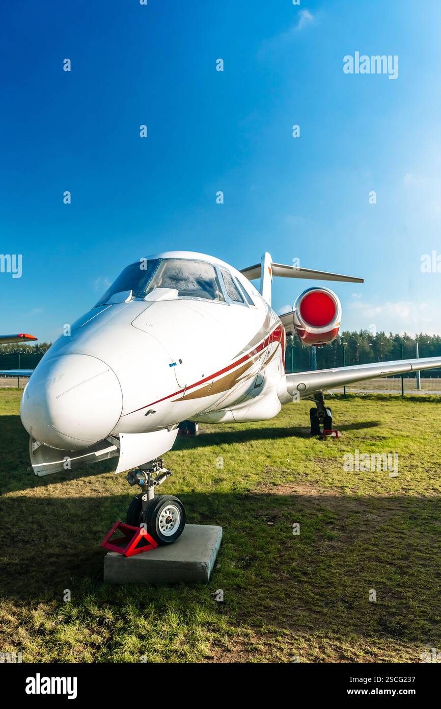 Minsk, Belarus - January 29, 2025: Cessna 750 Citation X private Jet on ...