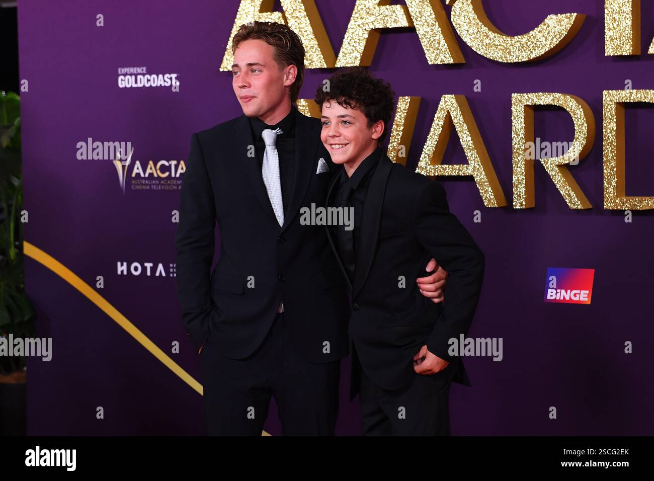 Brisbane, Australia. 07th Feb, 2025. Lee Tiger Halley and Felix Cameron ...